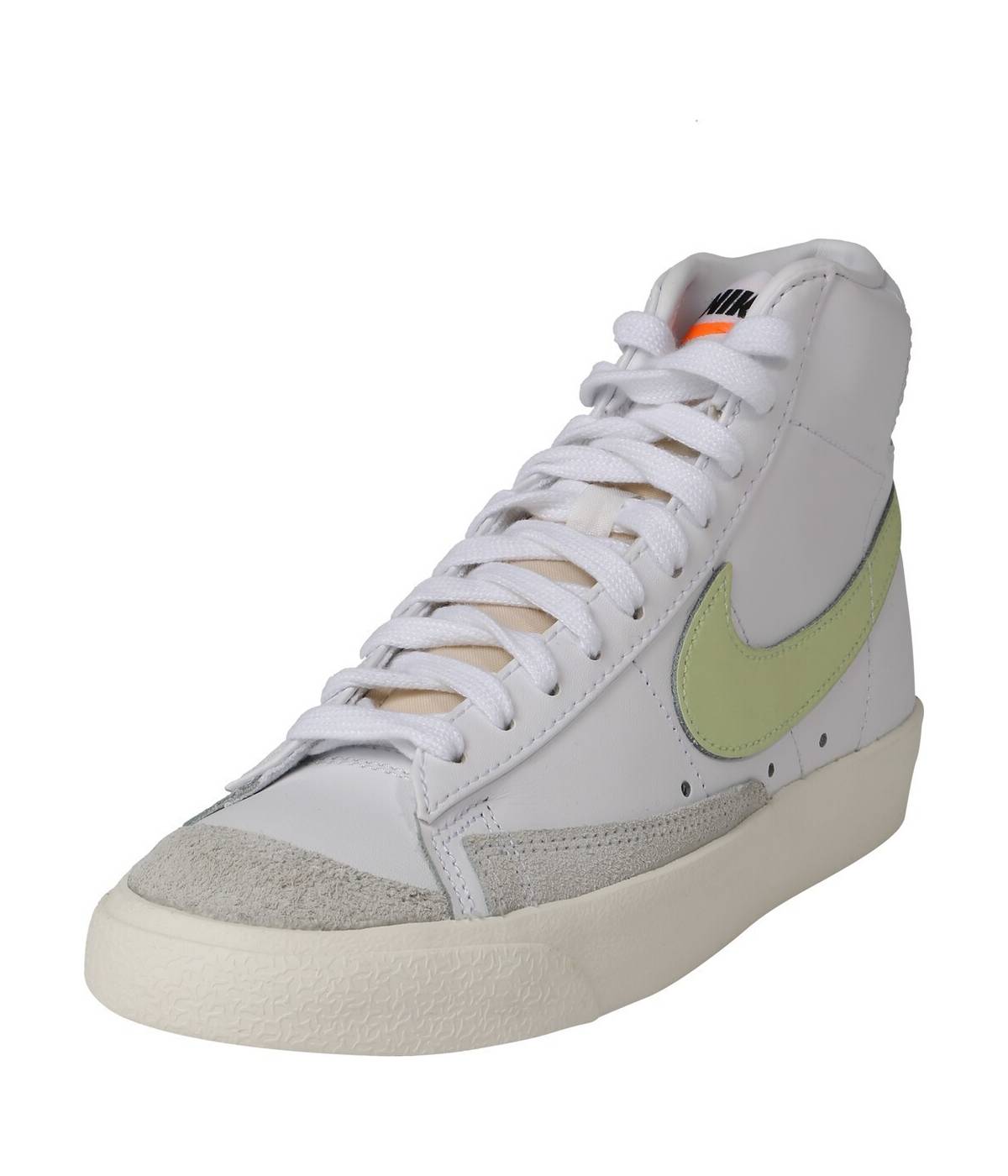 Nike Sportswear Високи сникърси 'BLAZER' бяло / светлозелено / сиво ...