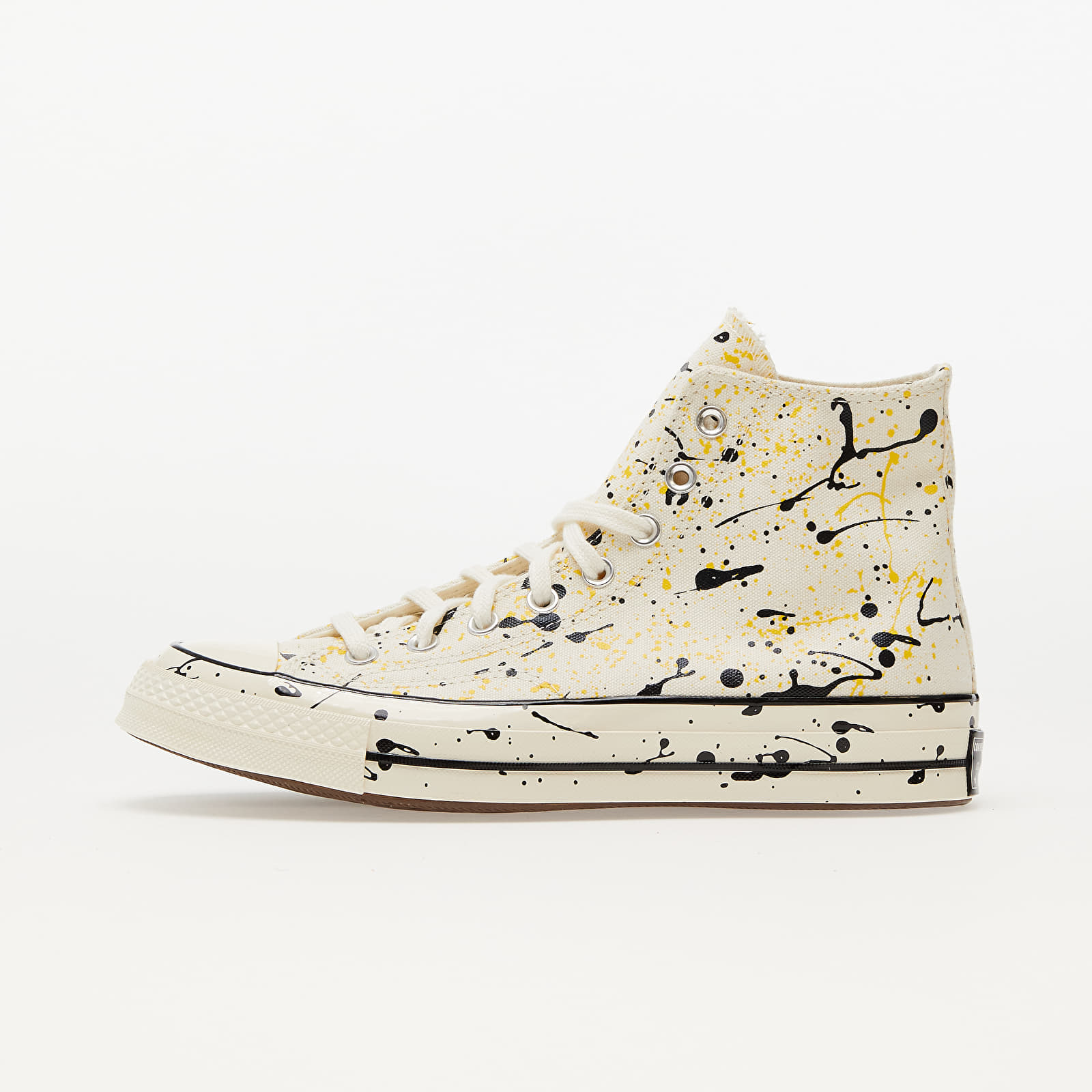 Converse Chuck 70 Paint Splatter Egret/ Black/ Amarillo | AllShoes.BG