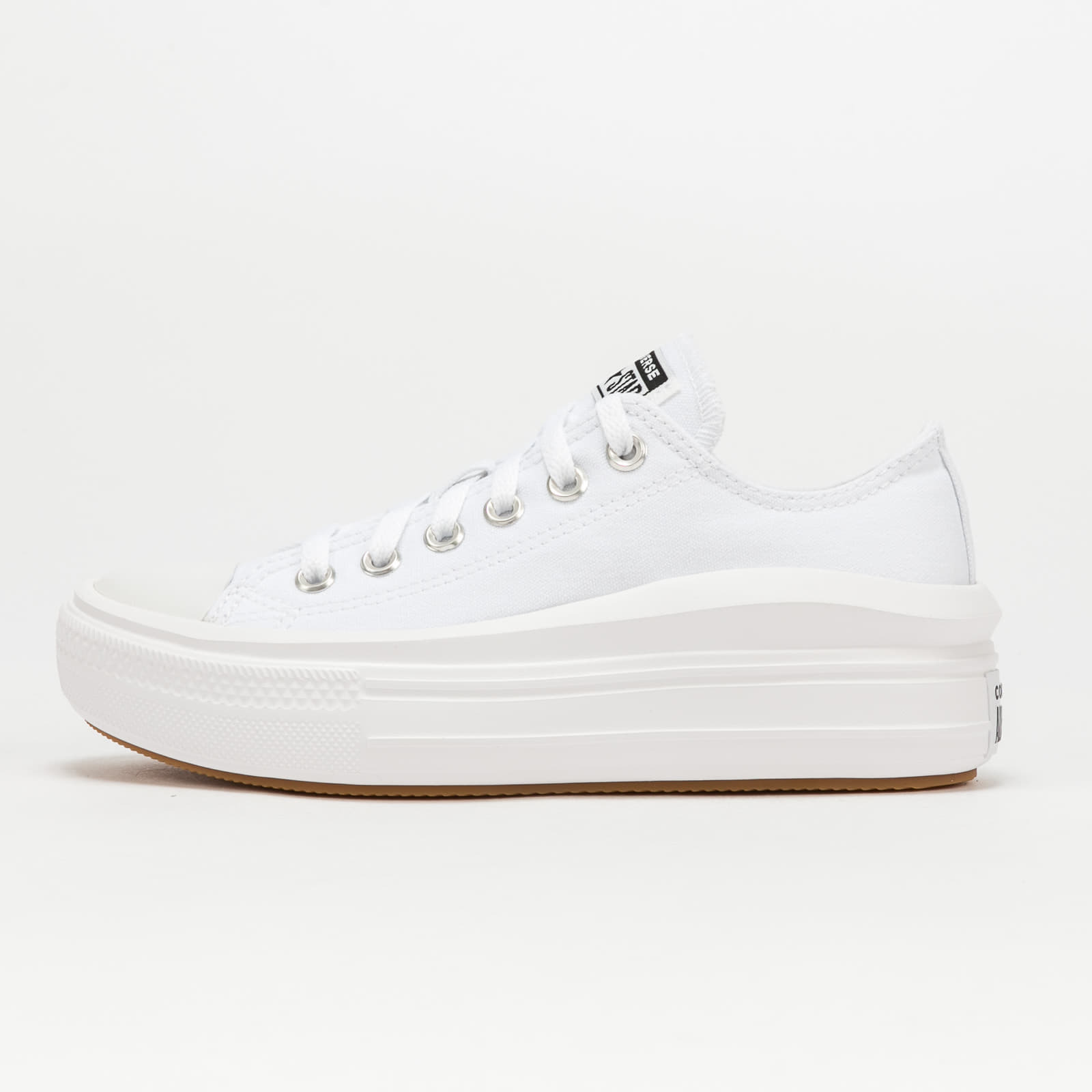 Converse Chuck Taylor All Star Move Low OX White/ White/ White ...