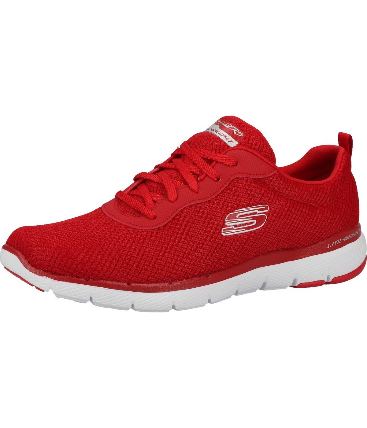 SKECHERS Ниски маратонки 'Flex Appeal 3.0' червено / бяло | AllShoes.BG